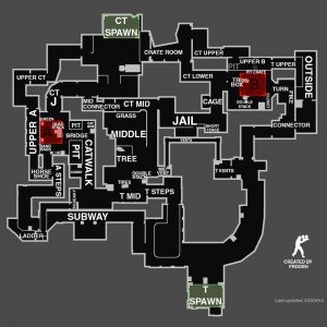 CS:GO All Map Callouts - Overviews for Competitive Maps 2025